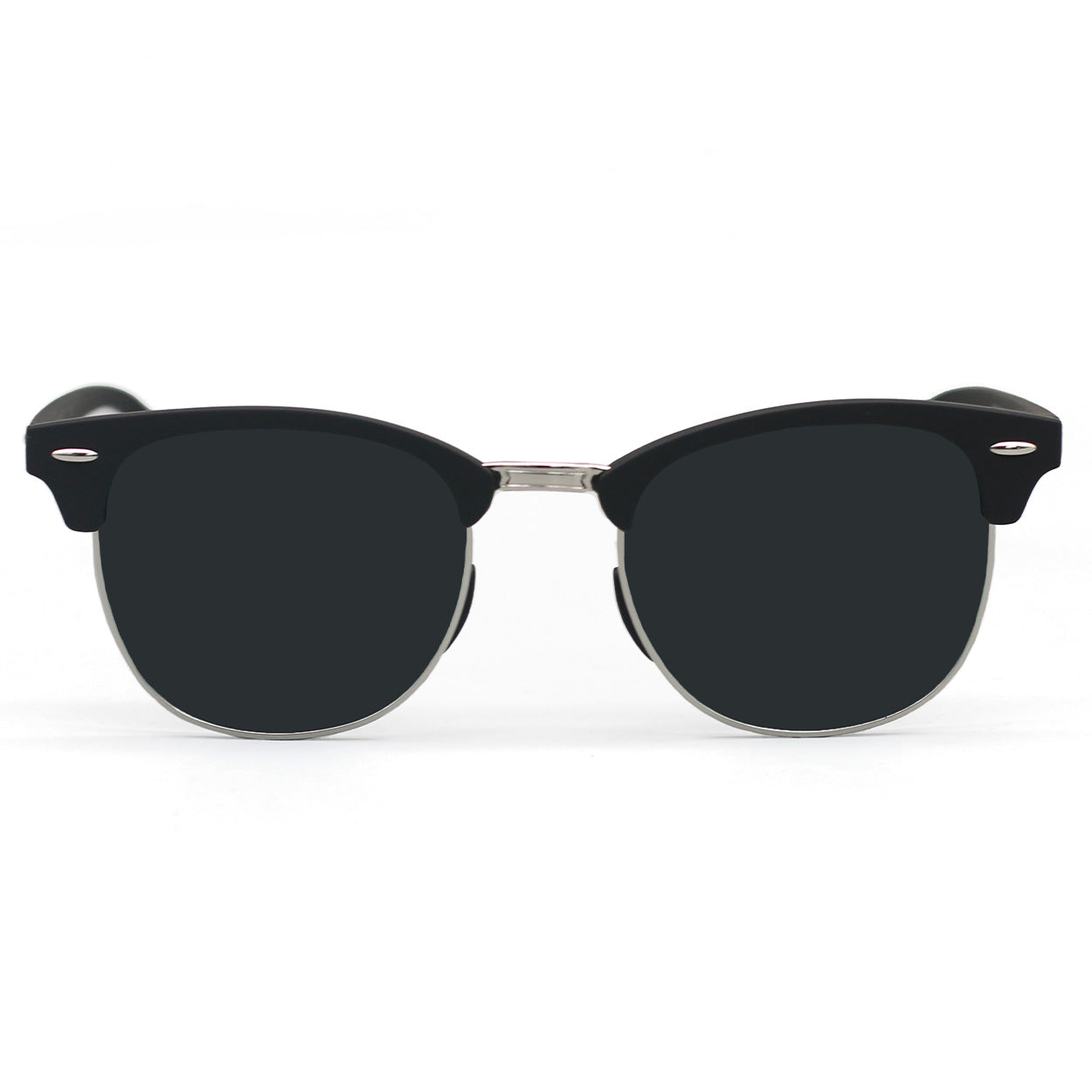 The Masters – Tangle Free Black Clubmaster Sunglasses – TopFoxx