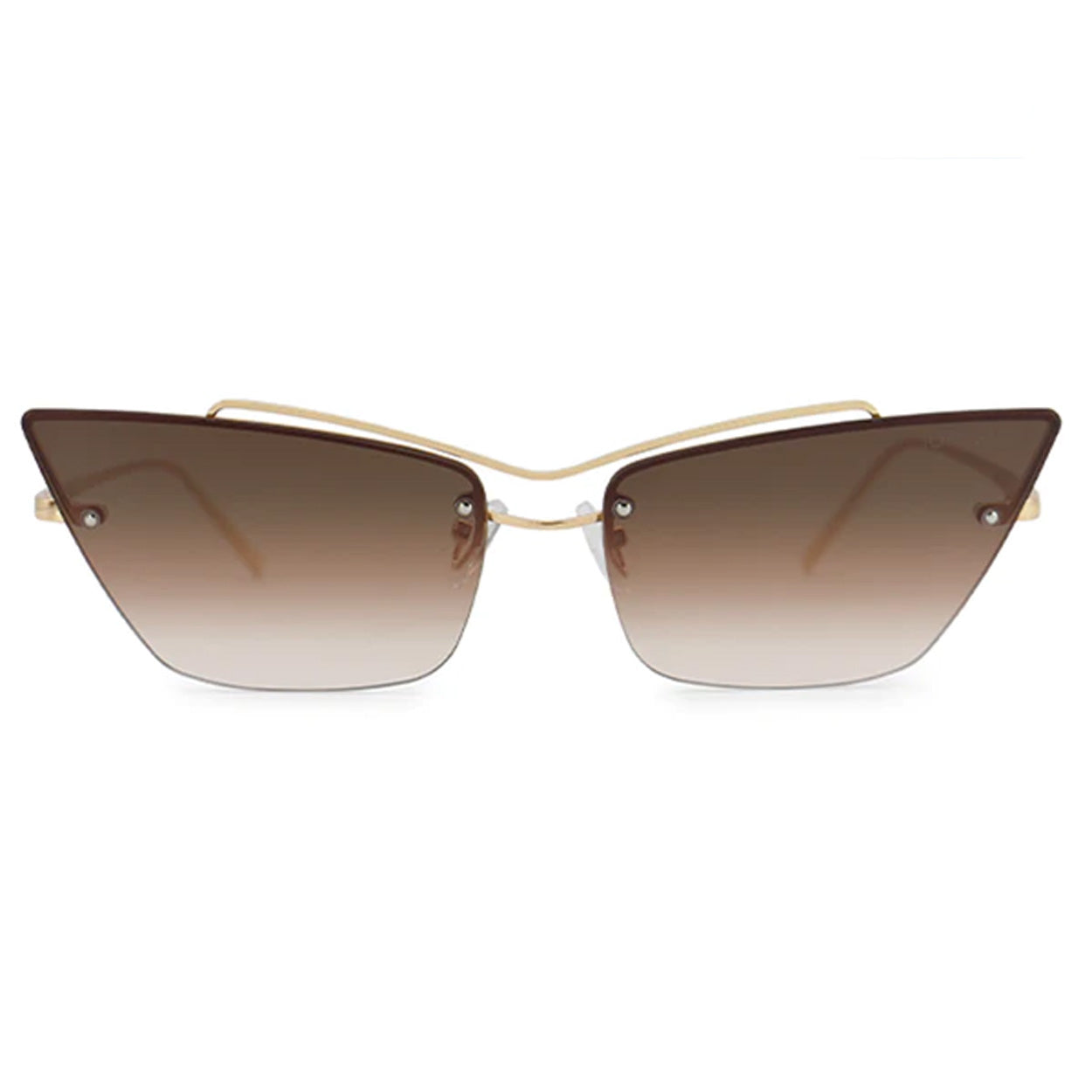 Cleo - Sustainable Brown Cat Eye Sunglasses – TopFoxx