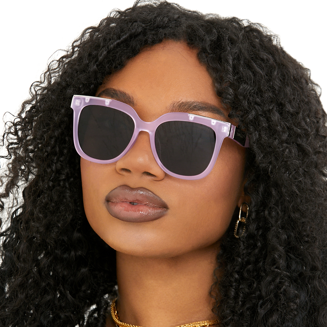 Coco - Purple Oversized Sunglasses – TopFoxx