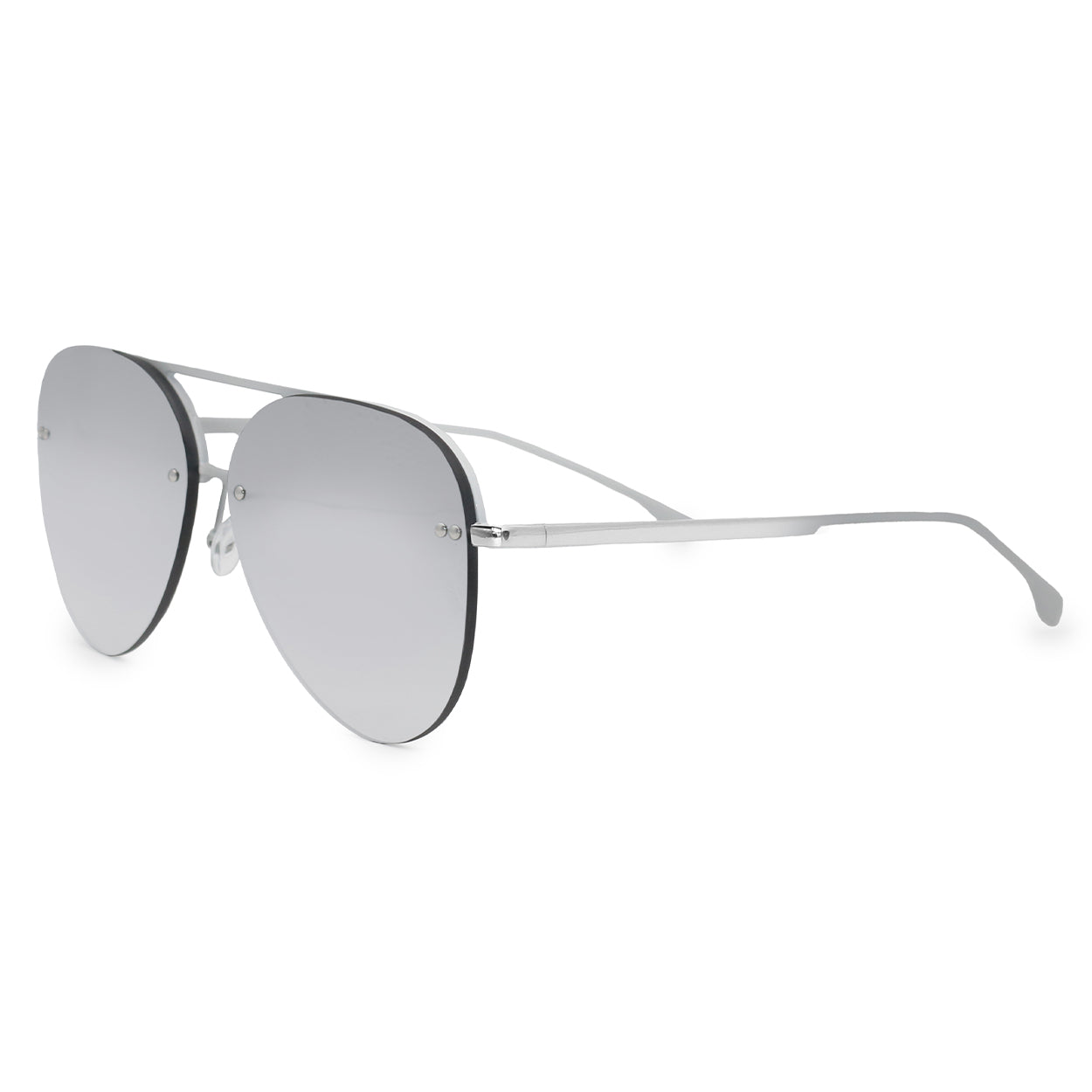 Megan 2 Silver Aviators Sunglasses – TopFoxx