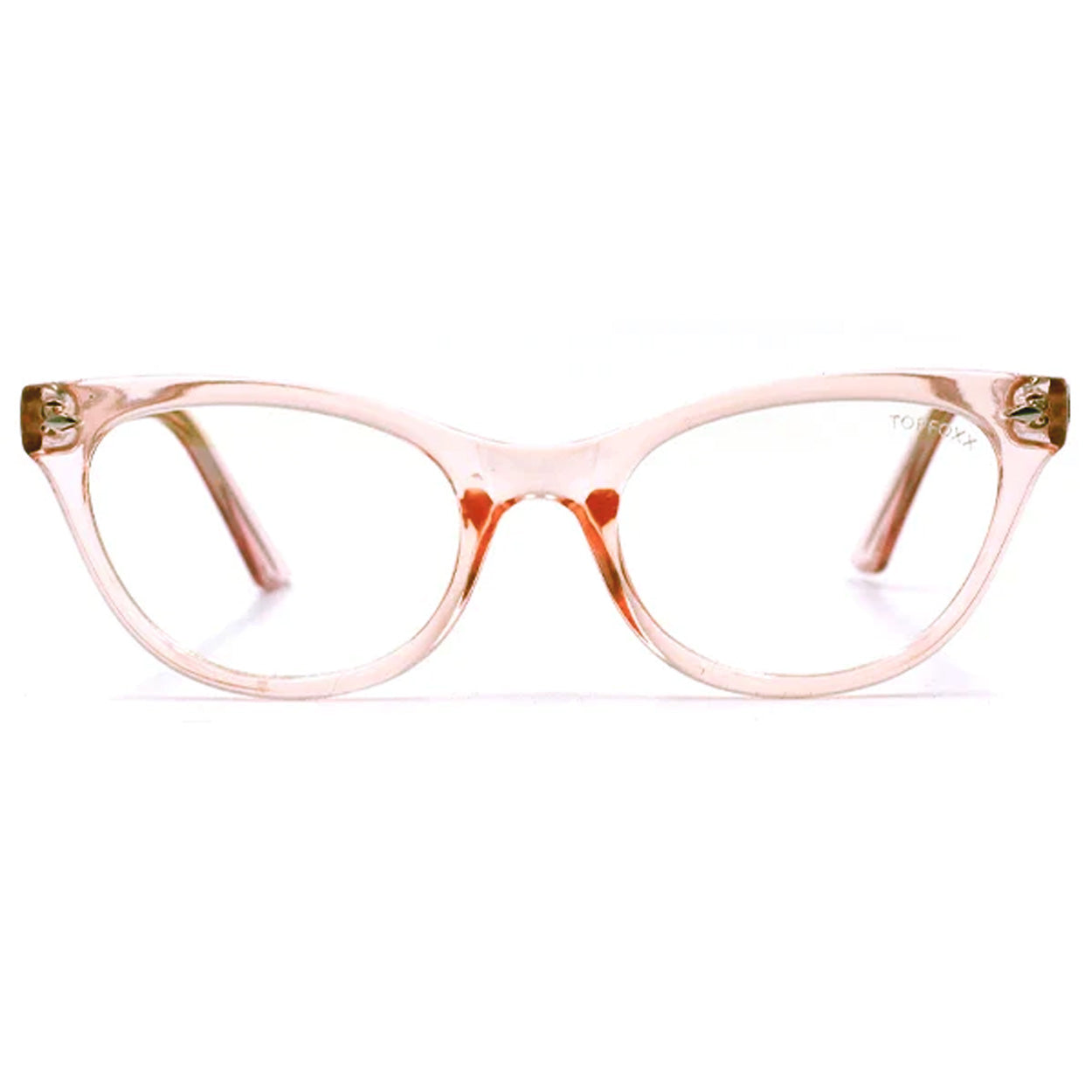 Stephanie - Crystal Rose Cat-Eye Blue Light Glasses – TopFoxx